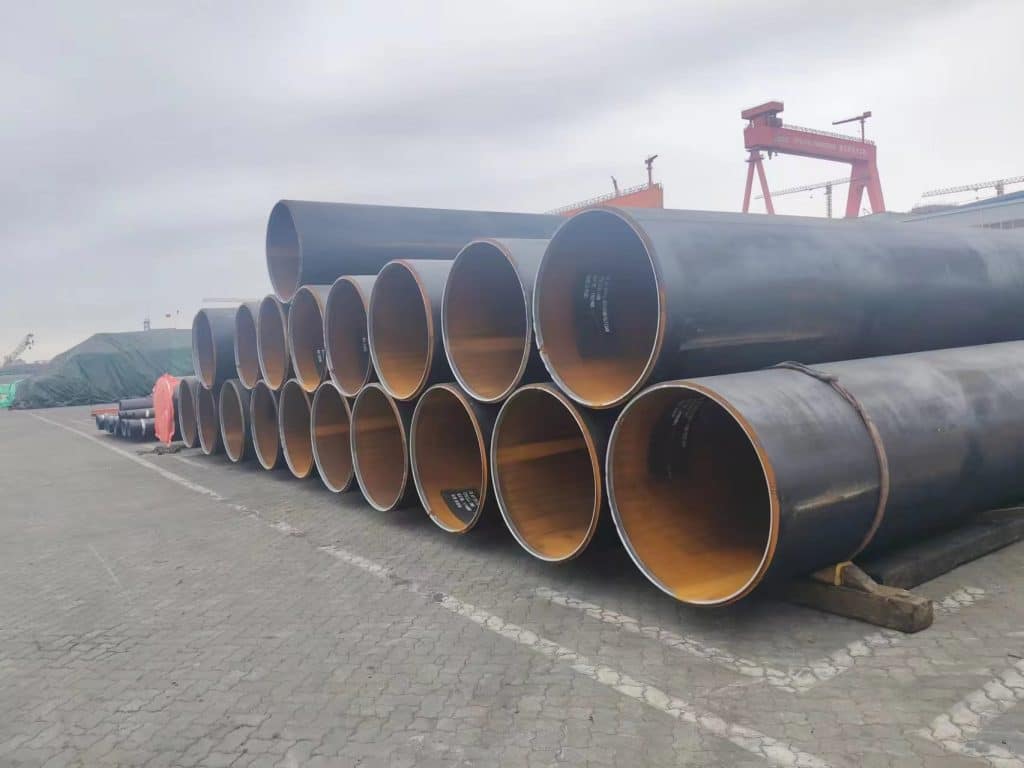 API 5L PSL2 X70M LSAW steel pipes ready for shipment - LongMa
