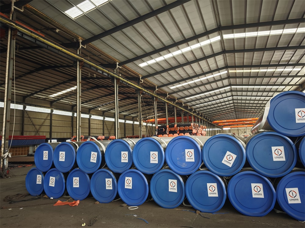 API 5L PSL2 X52M LSAW Steel pipe ready for shipment - LongMa